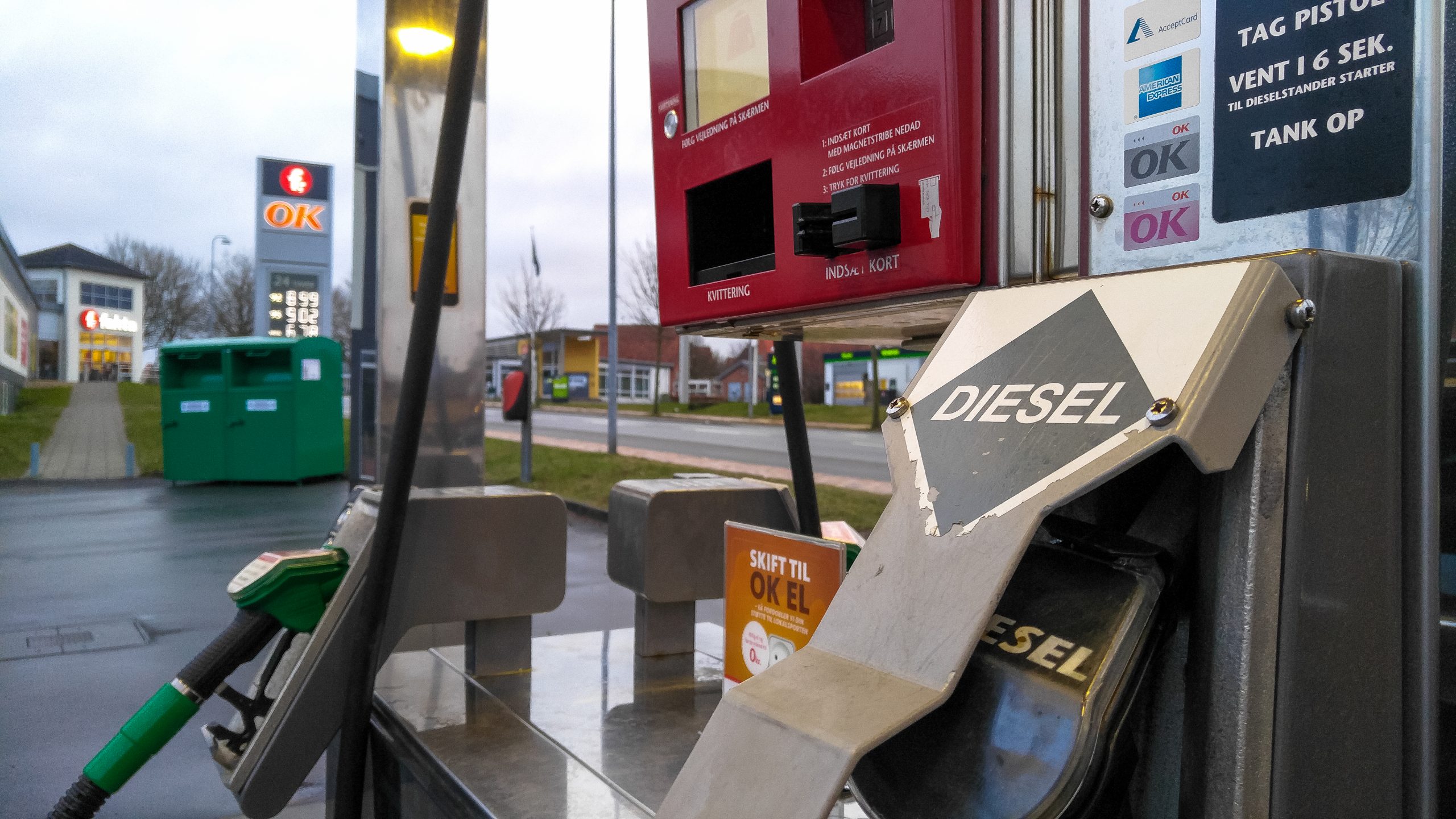 Tank bilen hos OK Benzin med MobilePay - MereMobil.dk