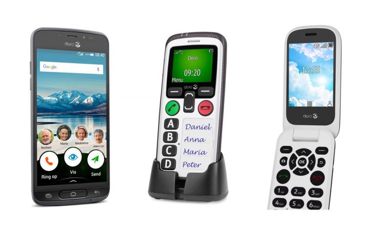 Tre gode mobiler til seniorer | MereMobil.dk