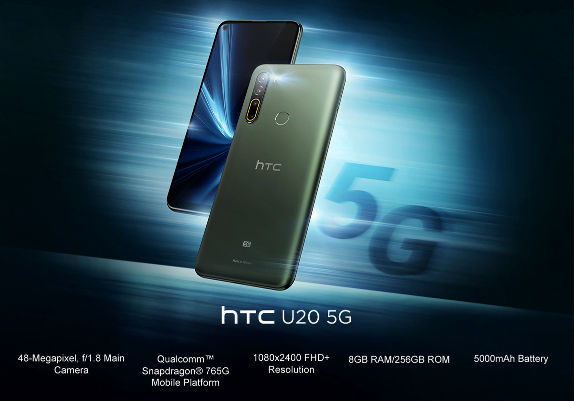 HTC er nu klar med deres første 5G-telefon - MereMobil.dk