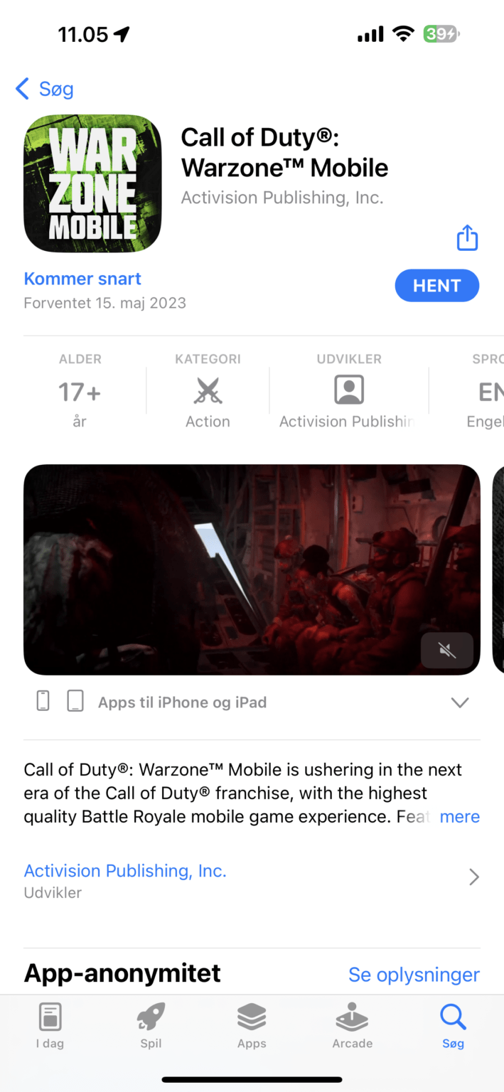 Call of Duty: Warzone kommer til iOS | MereMobil.dk