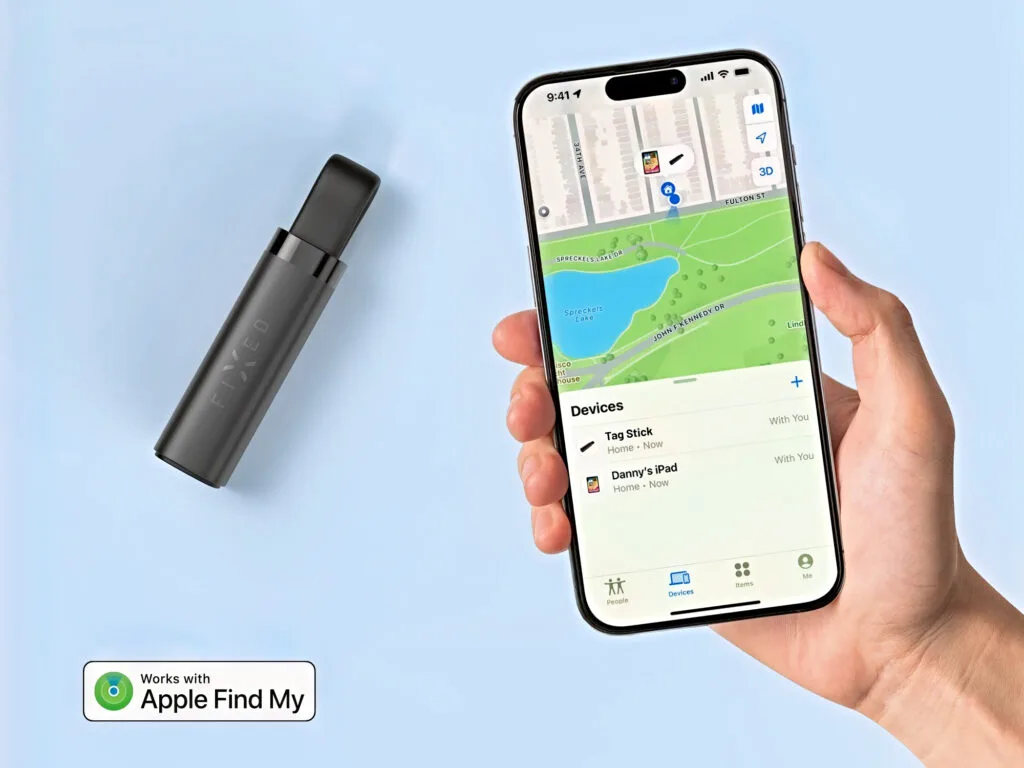 AirTag-alternativ til 99 kr.: FIXED Tag Stick | MereMobil.dk